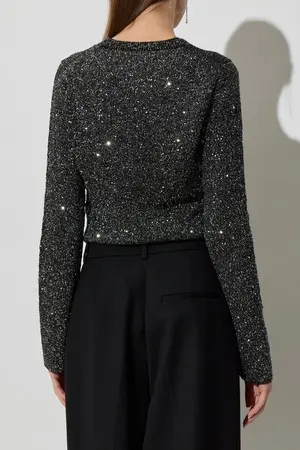 LoveShackFancy Ferra Cardigan - Black