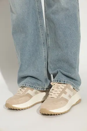 Hogan Hi-fi' Sports Shoes - Beige