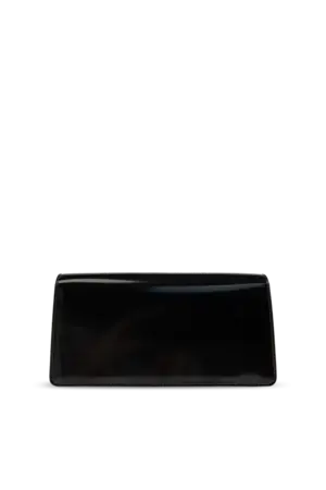 FERRAGAMO Leather Flap Clutch