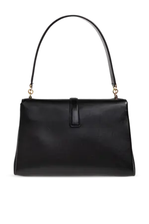 FERRAGAMO Leather Shoulder Bag - Black
