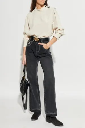 Isabel Marant Étoile Jeyda Jeans - Black