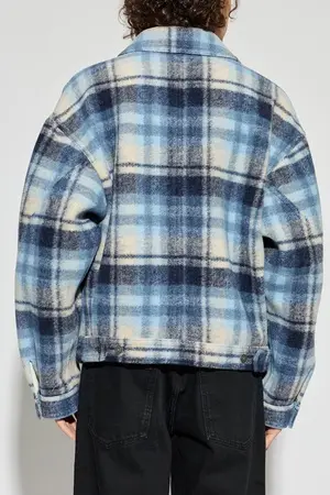 MARANT Plaid Brushed Wool Jacket