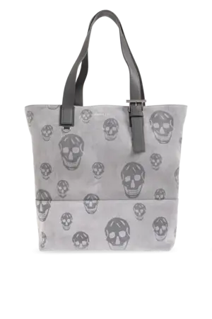 Alexander McQueen T-bar” Shopper Bag - Grey