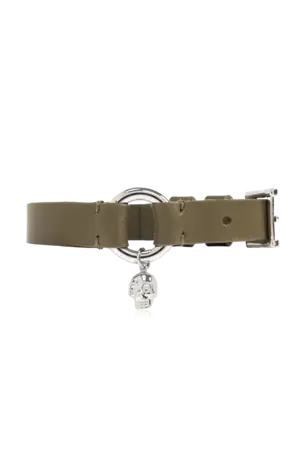 Alexander McQueen Leather Bracelet - Green