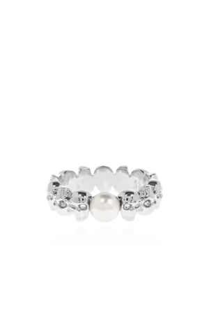 Alexander McQueen Brass Ring - Silver