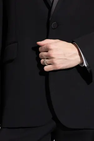 Alexander McQueen Brass Ring - Silver