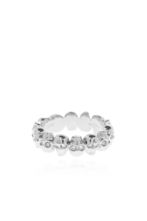 Alexander McQueen Brass Ring - Silver