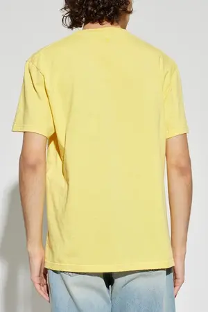 Alexander McQueen T-shirt With Logo - Yellow