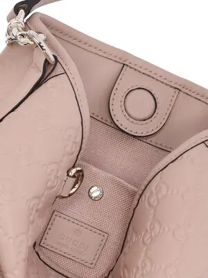Gucci Gg Emblem Bucket Bag - Pink