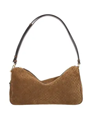Gucci Large 'half Horsebit' Shoulder Bag - Brown