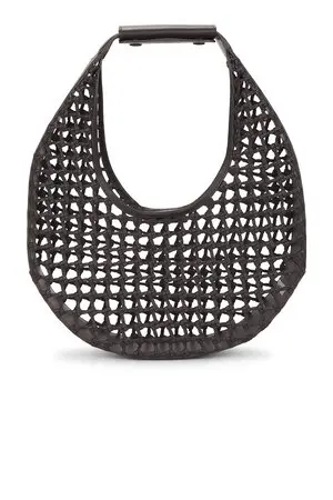 Staud Moon Hand-knotted Tote - Espresso