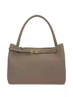 TOD'S Buckle-detail Tote Bag - Brown