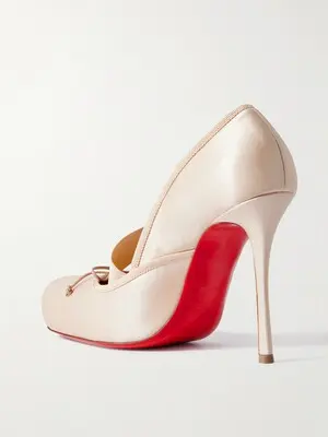 CHRISTIAN LOUBOUTIN Cassiastic 100 Satin Pumps - Pink