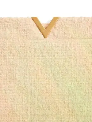 Valentino Garavani V-shaped Detail Mini Skirt - Neutrals