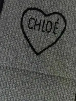 Chloé The Encoeur Heart-detail Scarf