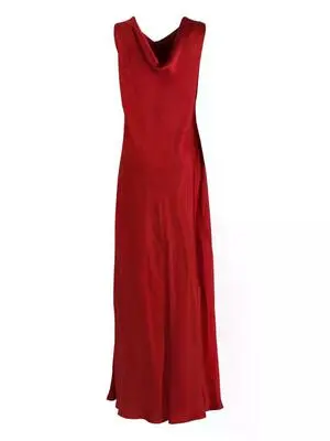 Antonelli Firenze Cowl-neck Maxi Dress - Red