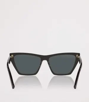 Saint Laurent Acetate Cat Eye Sunglasses - Black