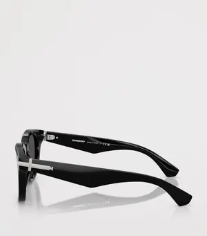 Burberry Acetate Round Sunglasses