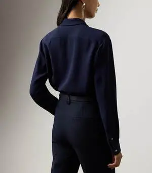 Ralph Lauren Silk Cady Terrel Shirt