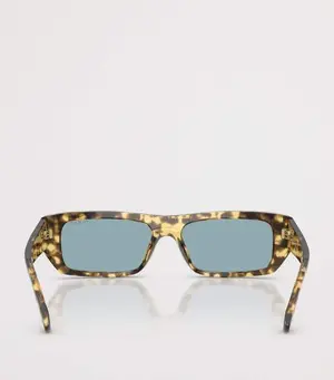 VOGUE Tortoiseshell Rectangular Sunglasses