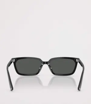 JIMMY CHOO Rectangular Full Rim Sunglasses