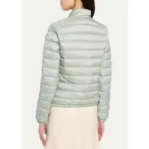 Moncler Lans Short Down Jacket - Gray