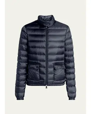 Moncler Lans Short Down Jacket Navy