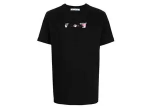 Off-White Acrylic Arrow Logo Print T-shirt