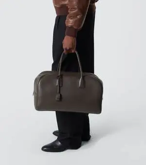 Saint Laurent Bowling Small Leather Duffle Bag