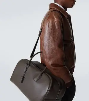 Saint Laurent Bowling Small Leather Duffle Bag