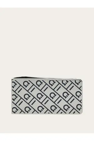 FERRAGAMO Monogram Money Clip - Navy