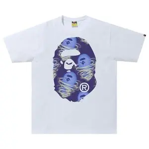 A BATHING APE Storm Big Ape Head Tee - White