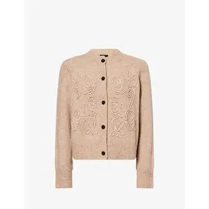 Rails Embroidered Knitted Cardigan