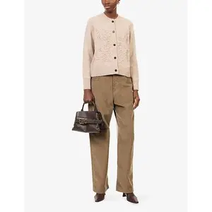 Rails Embroidered Knitted Cardigan