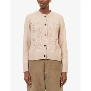 Rails Embroidered Knitted Cardigan
