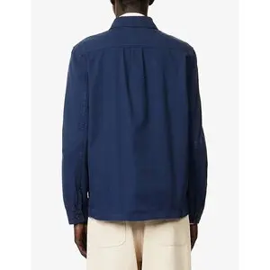 Paul Smith Floral-embroidered Cotton Chore Jacket - Blue