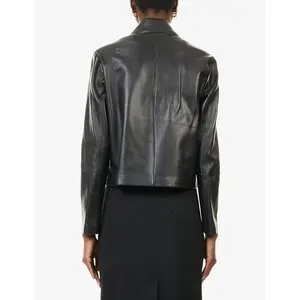 ARMA Cropped Leather Jacket