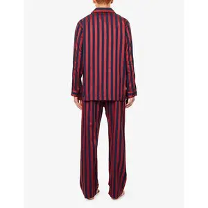 Derek Rose Royal Striped Cotton-poplin Pyjama Set