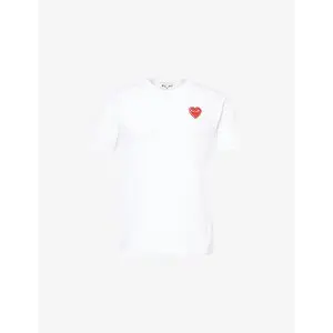 Play Comme Des Garcon Embroidered T-shirts For Men