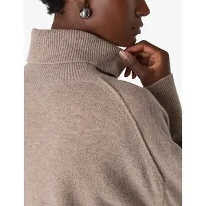 Whistles Relaxed-fit Roll-neck Wool Jumper