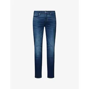 7 For All Mankind Slimmy Tapered-leg Stretch-denim Jeans - Ambition