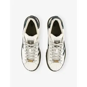 Adidas Clot X A Bathing Ape X Superstar Leather Trainers