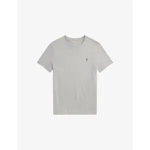 Polo Ralph Lauren Custom Slim-fit Crewneck Cotton-jersey T-shirt - Grey