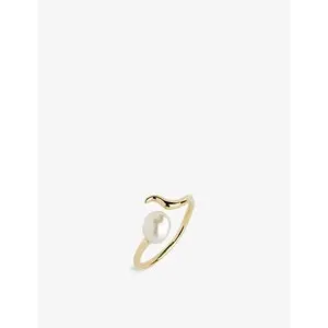 MARIA BLACK Moonshine Pearl Ring - Gold