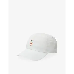 Polo Ralph Lauren Brand-embroidered Stretch-twill Cap - Deckwash White
