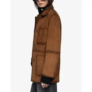 Zadig&Voltaire Patch-pocket Suede Jacket