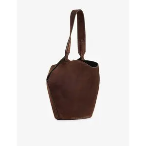 Khaite Lotus Mini Leather Tote Bag