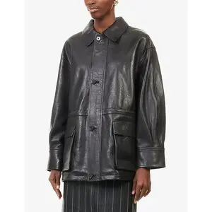 ARMA Maeve Relaxed-fit Leather Jacket