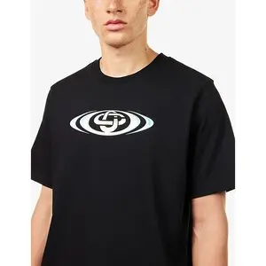 Casablanca Warped Logo Cotton T-shirt