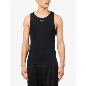 Casablanca Logo-embellished Ribbed Tank Top